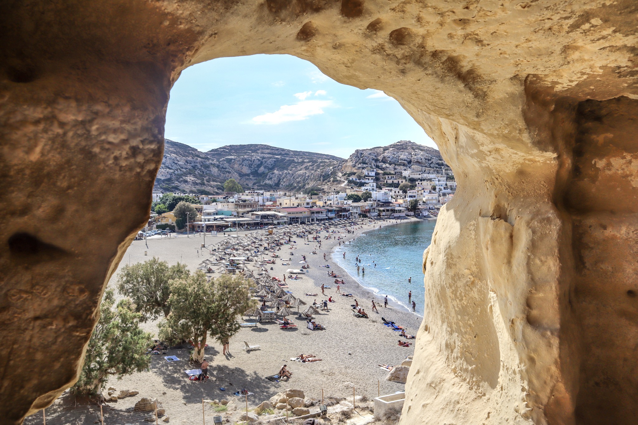 Getting Lost in the Hippie Caves of Matala Crete
