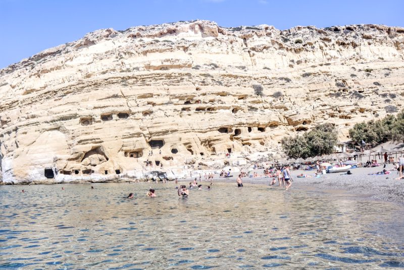 Getting Lost in the Hippie Caves of Matala Crete
