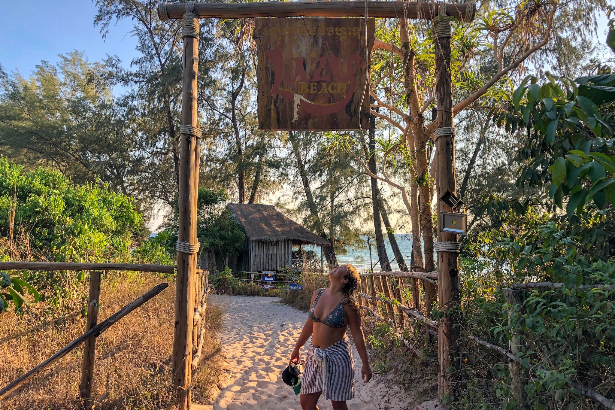 How to Hike to the Beautiful Lazy Beach on Koh Rong Sanloem