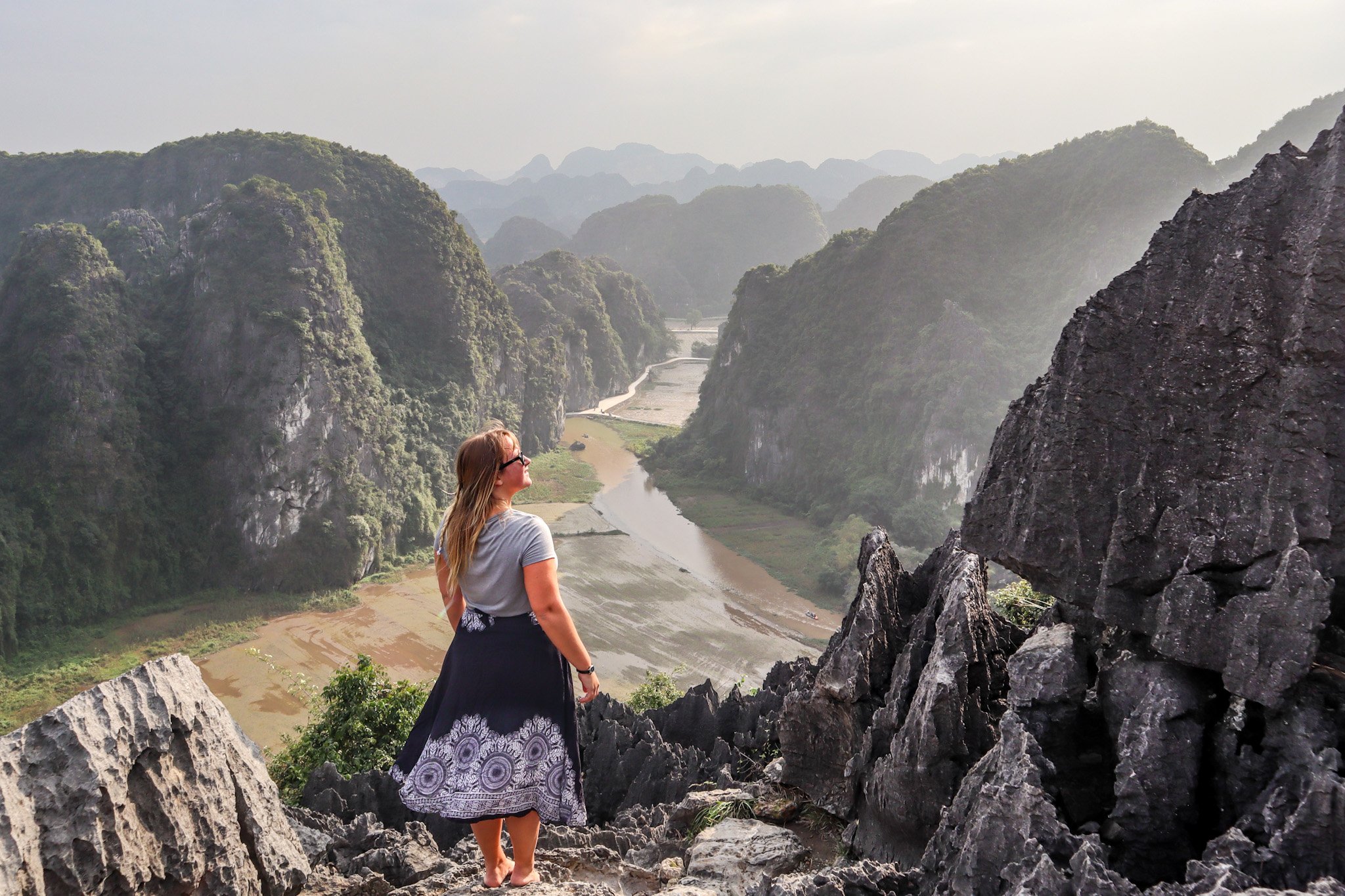 Mua Caves and Hiking Lying Dragon Mountain in Tam Coc Vietnam