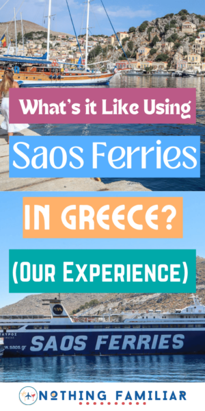 What's it Like Using Saos Ferries Greece? (Our Experience)