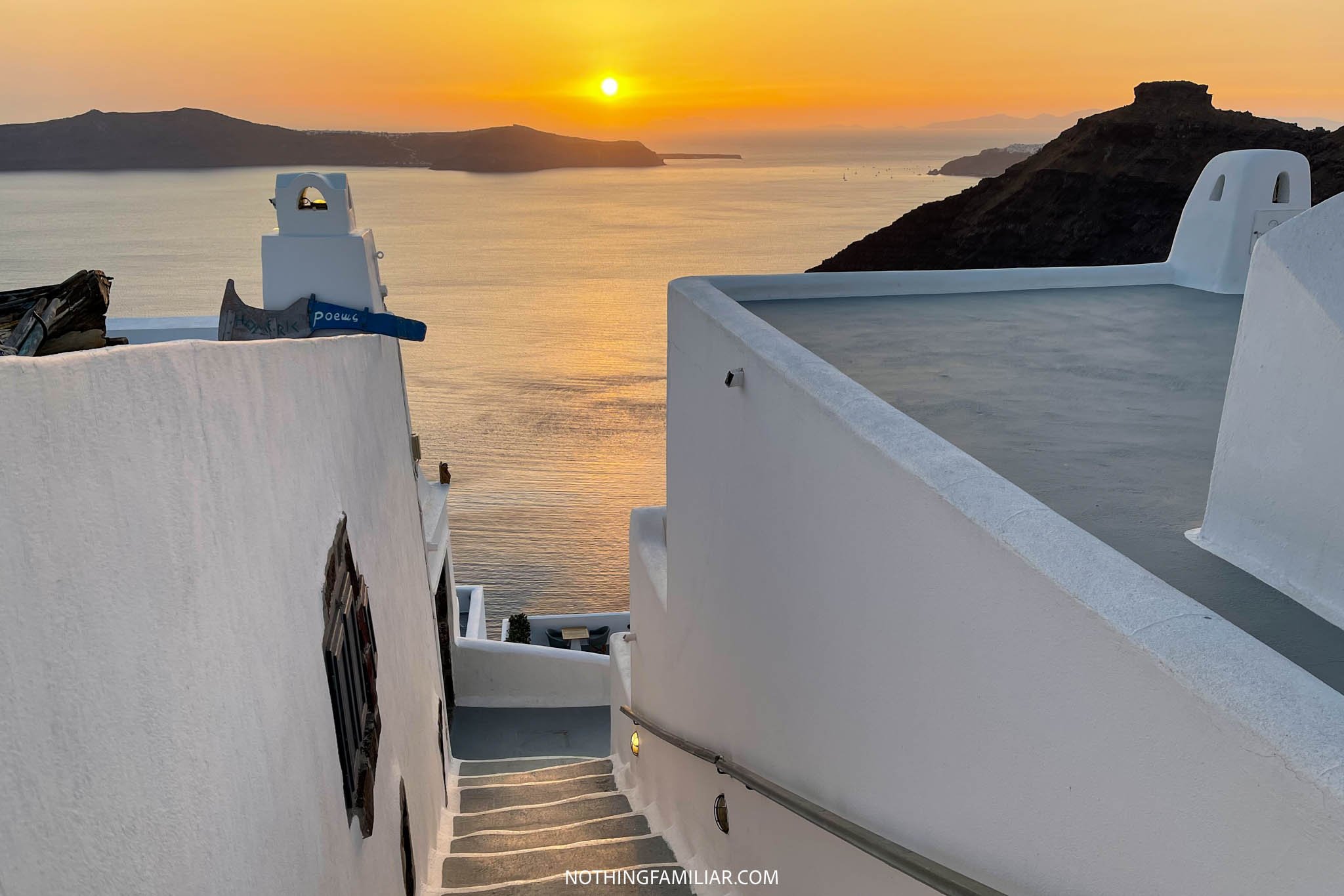 How to Find the BEST Sunset in Santorini View (It's Not Oia!)