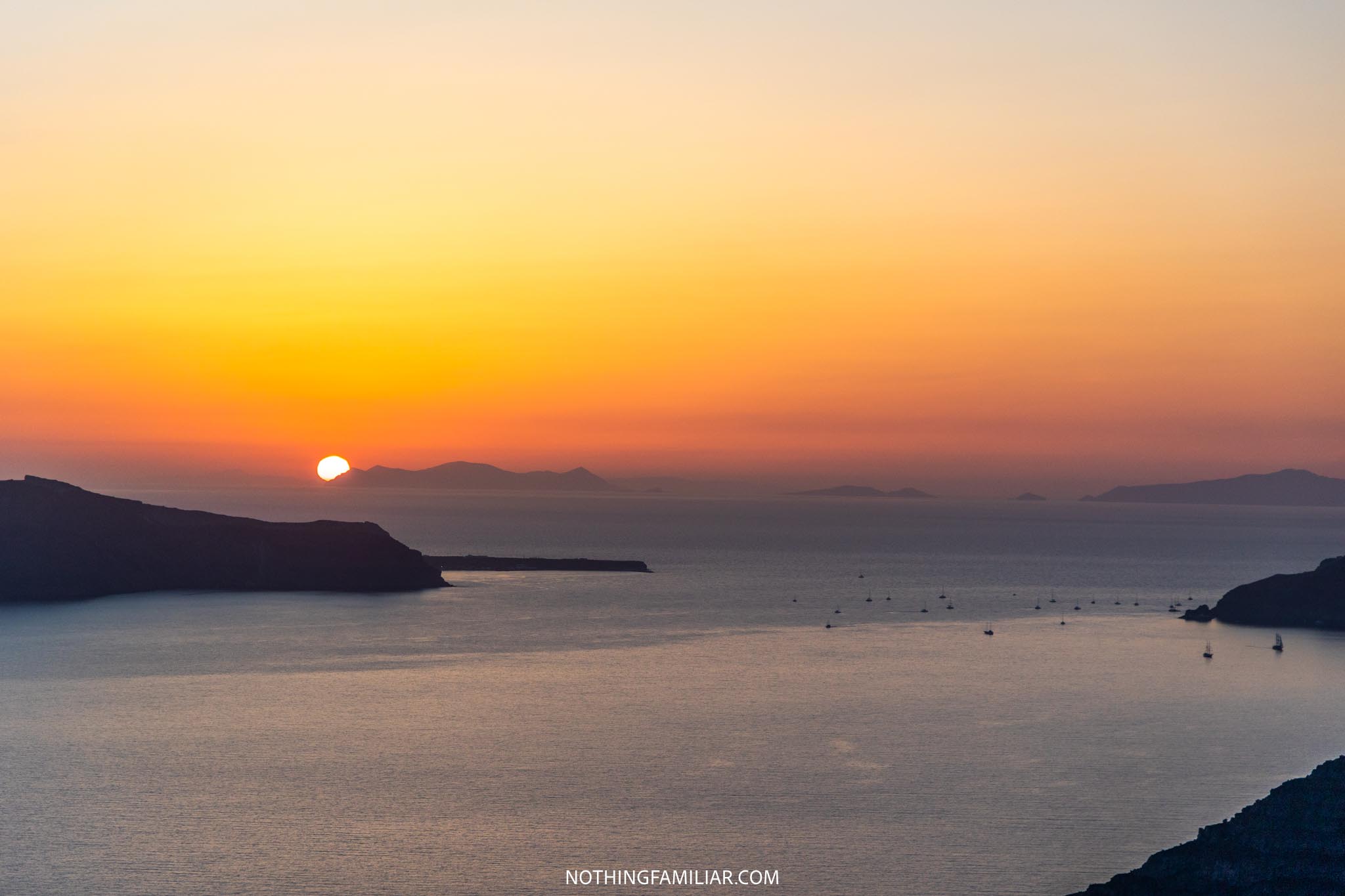 How to Find the BEST Sunset in Santorini View (It's Not Oia!)