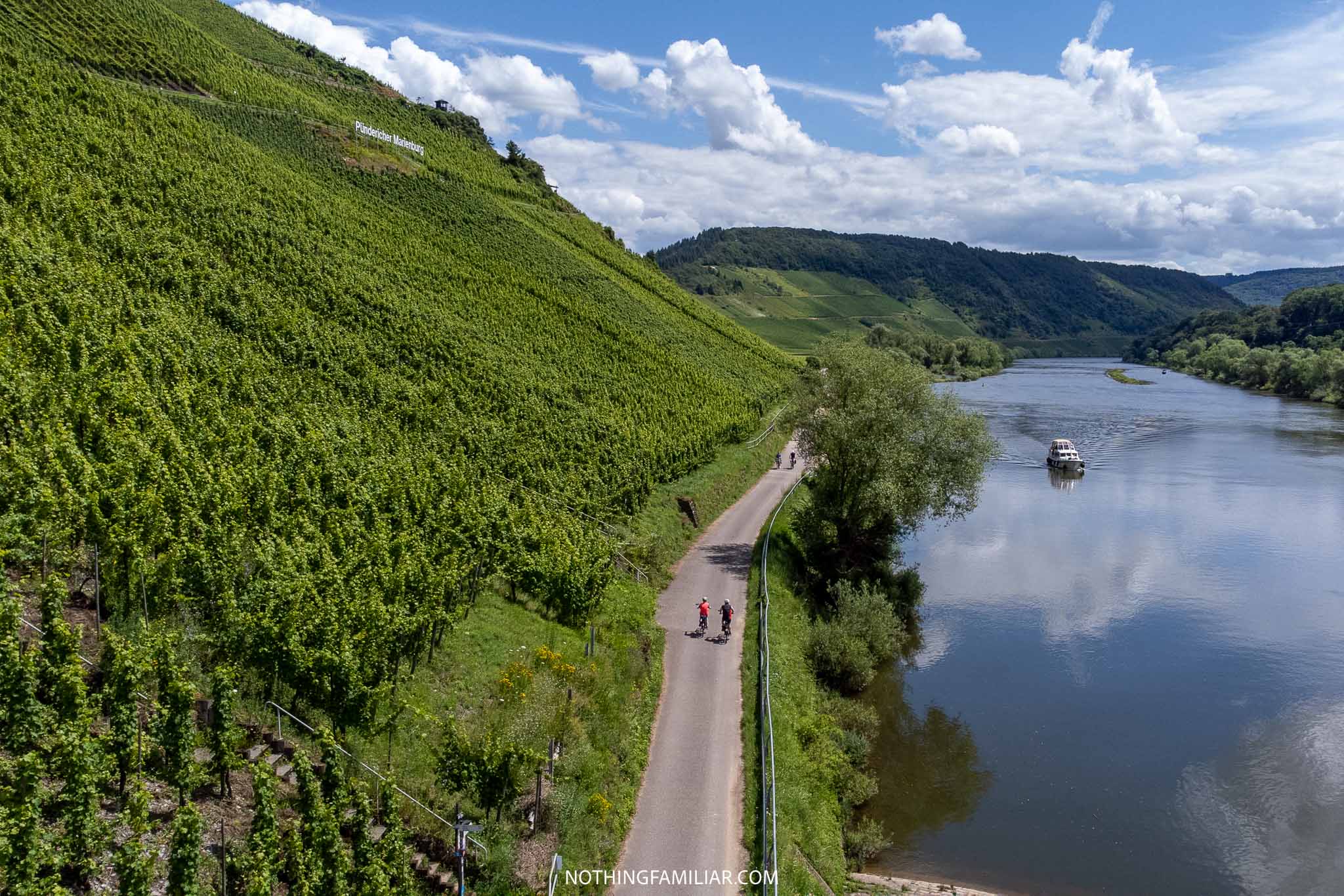 7 Days Cycling From France to Germany On Boat Bike Tours