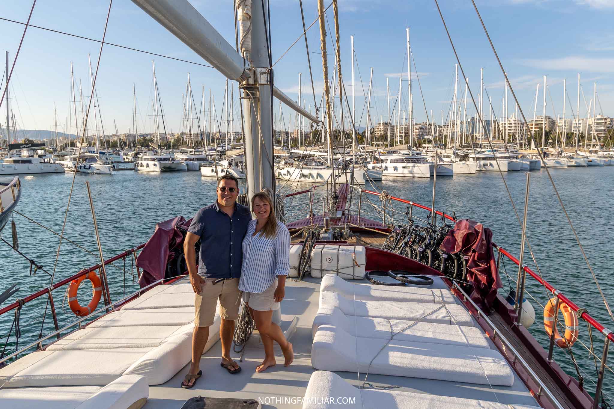Greek Islands Adventure: Sailing & Cycling with Boat Bike Tours!