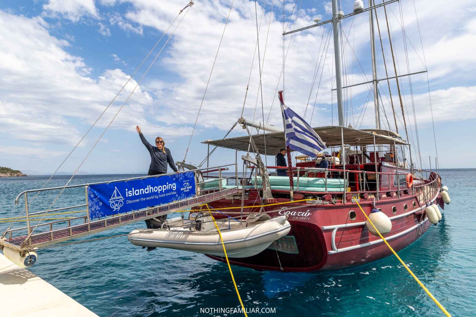 Greek Islands Adventure: Sailing & Cycling with Boat Bike Tours!