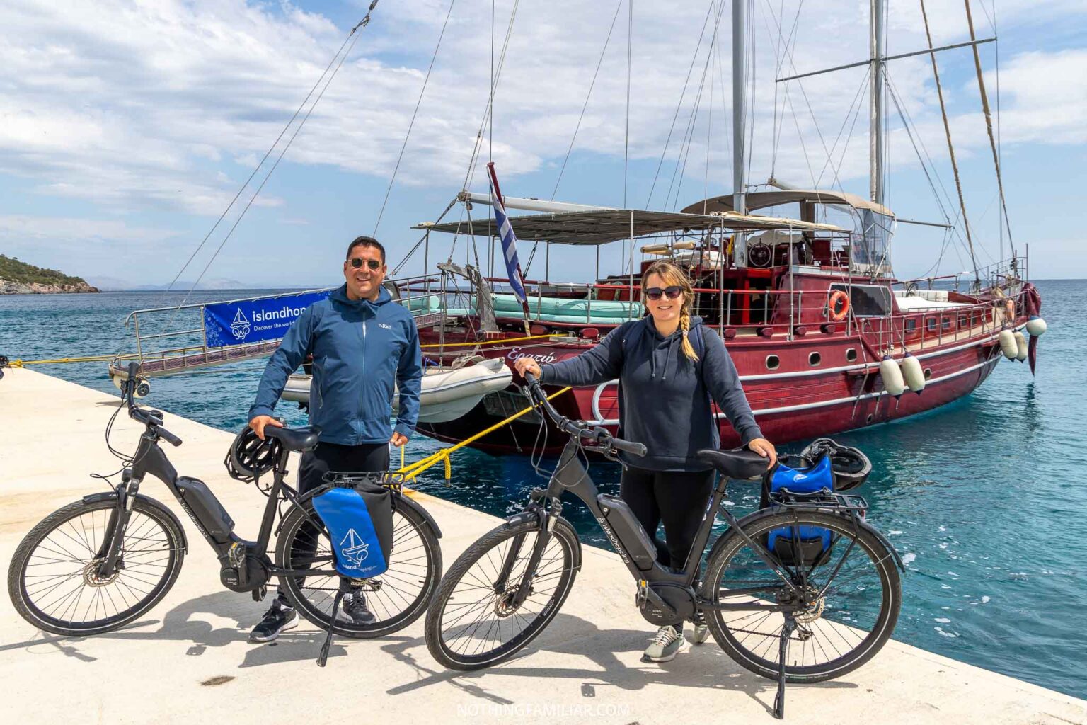 Greek Islands Adventure: Sailing & Cycling with Boat Bike Tours!