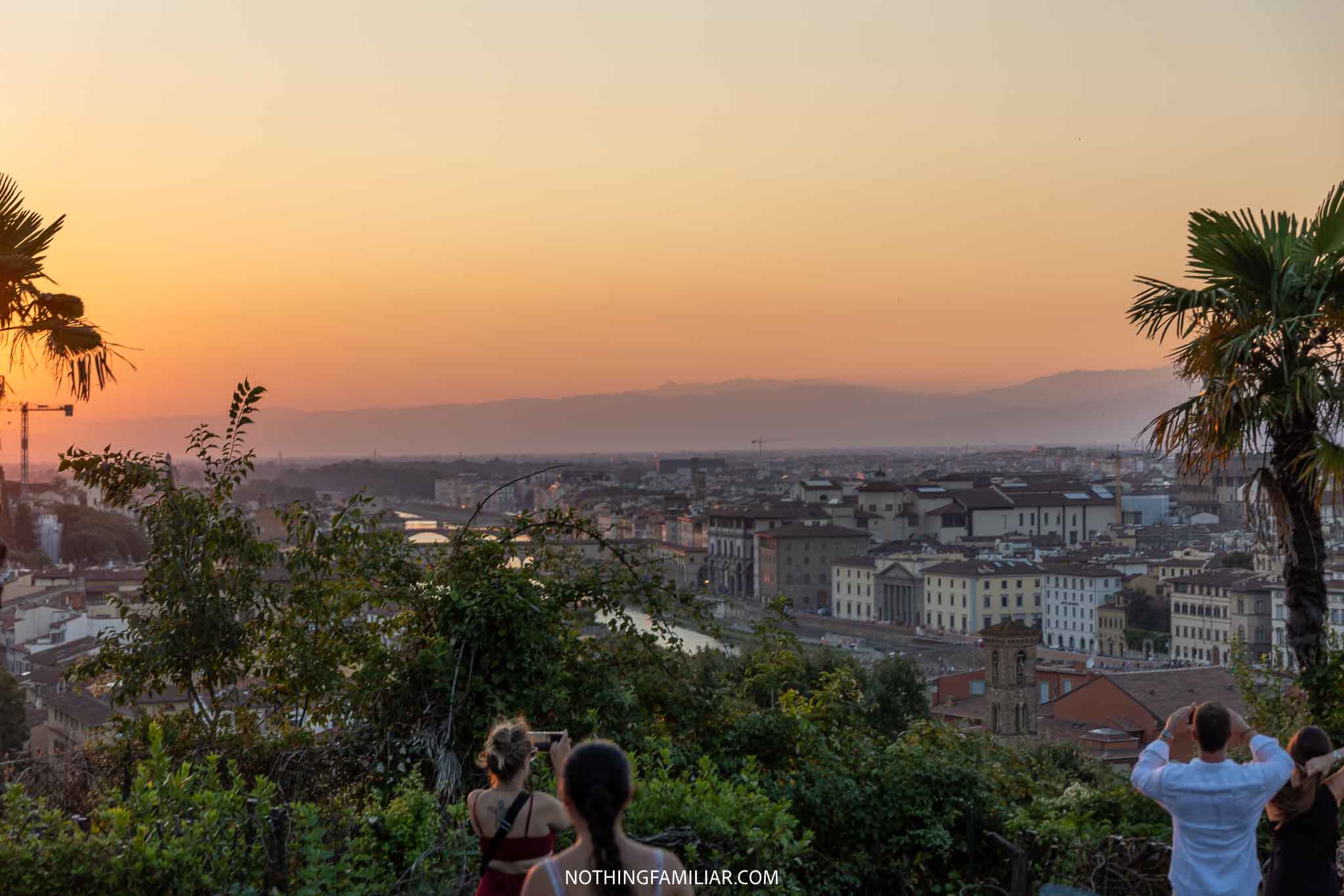 7 Tips For Sunset in Florence Italy at Piazzale Michelangelo