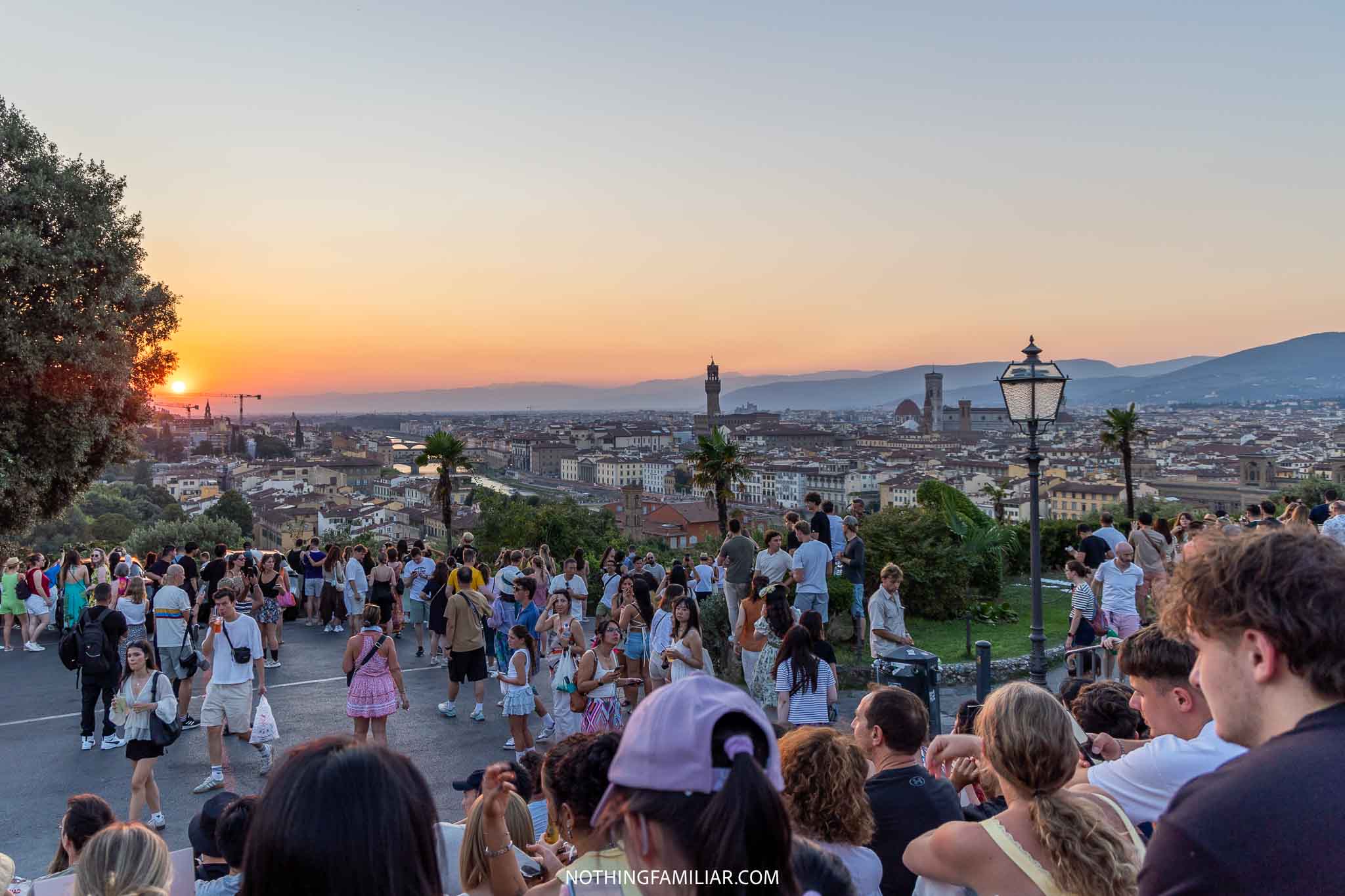 7 Tips For Sunset in Florence Italy at Piazzale Michelangelo