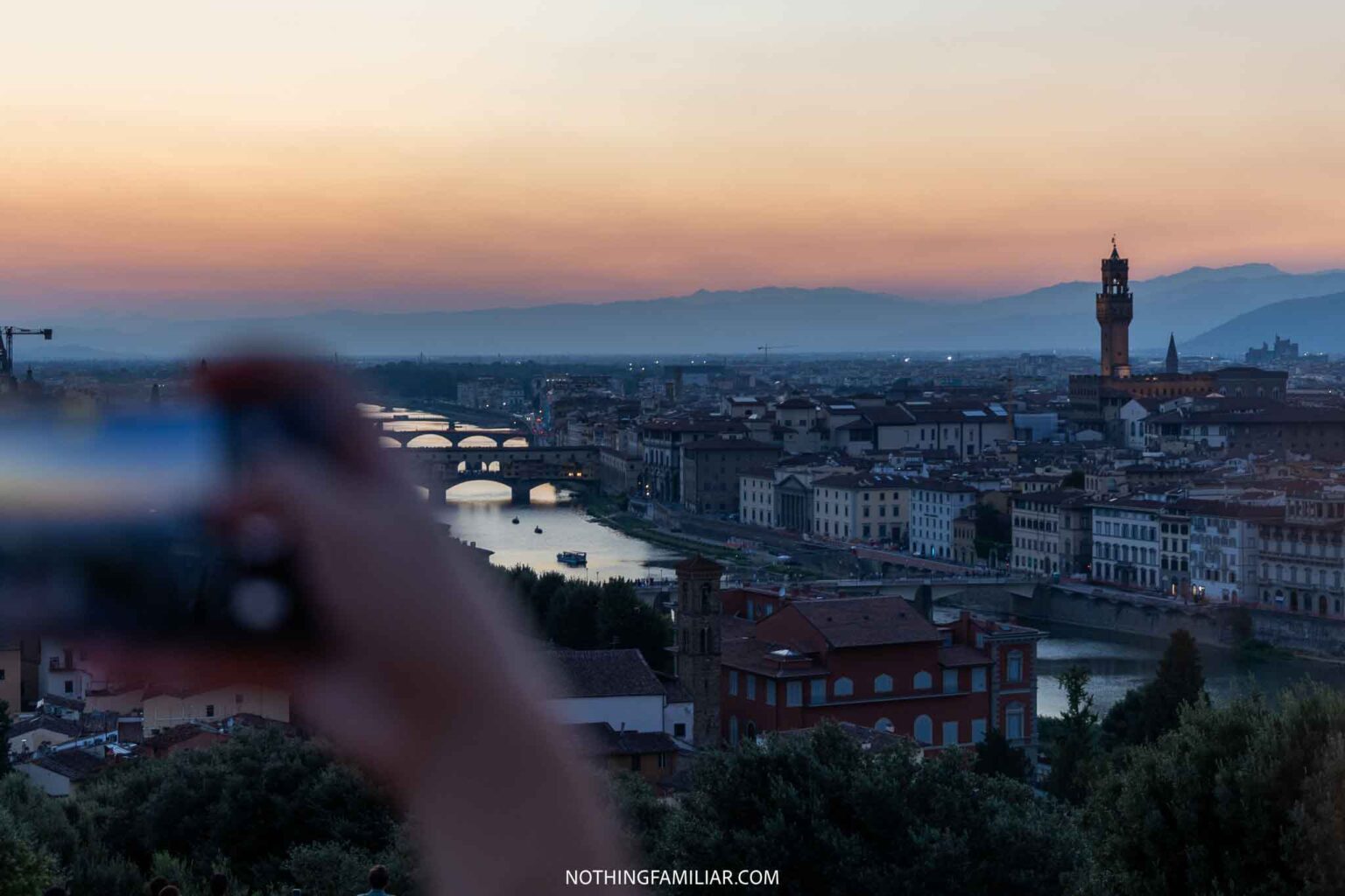 7 Tips For Sunset in Florence Italy at Piazzale Michelangelo